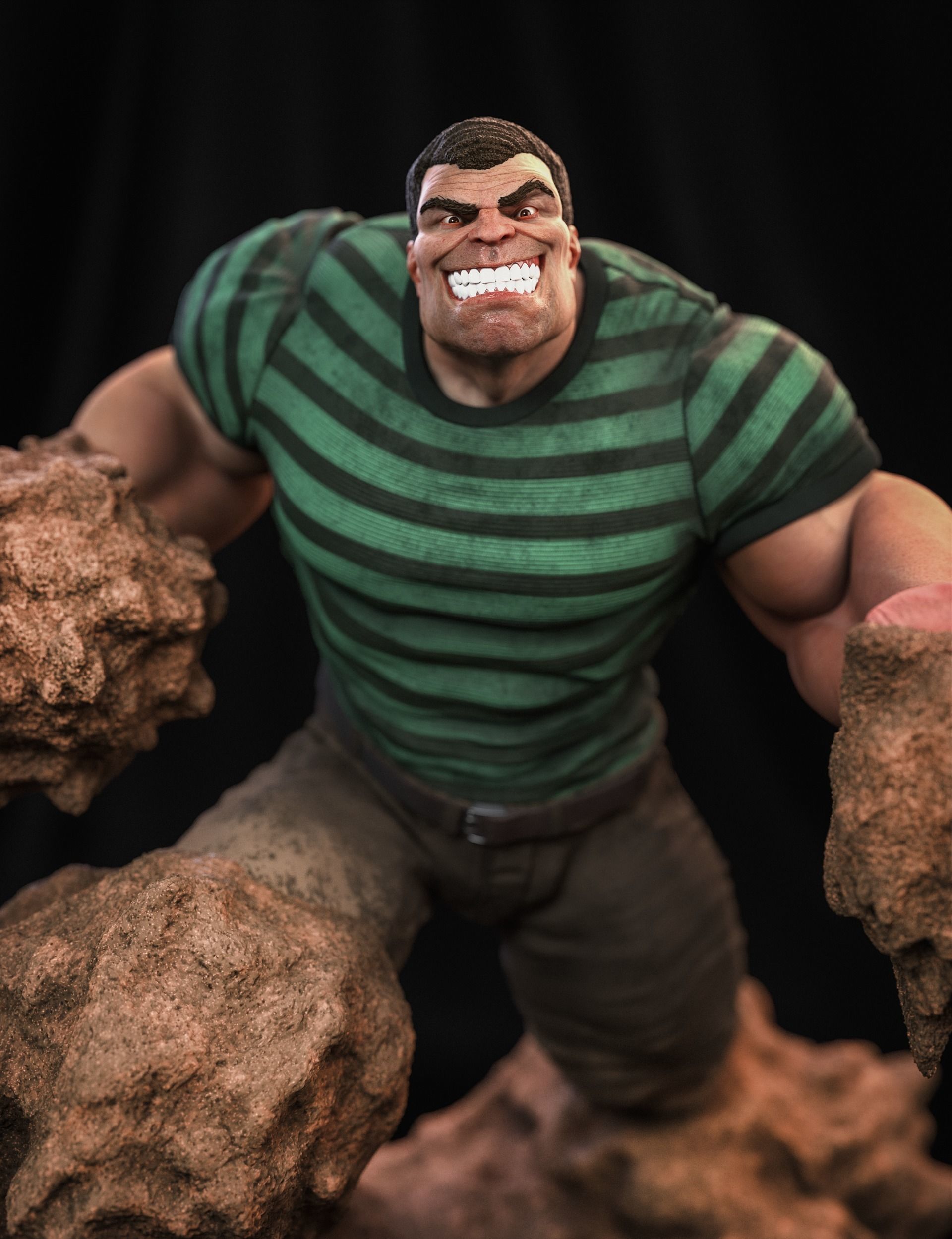 SandMan Statue 3D model 3D printable | CGTrader