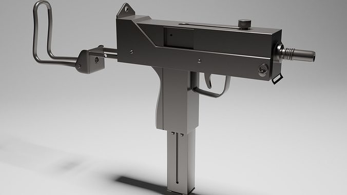 3D model UZZI gun VR / AR / low-poly | CGTrader