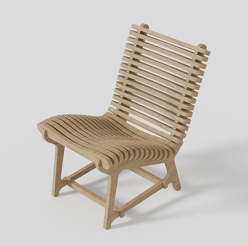 Parametric lounge chair 3D model | CGTrader