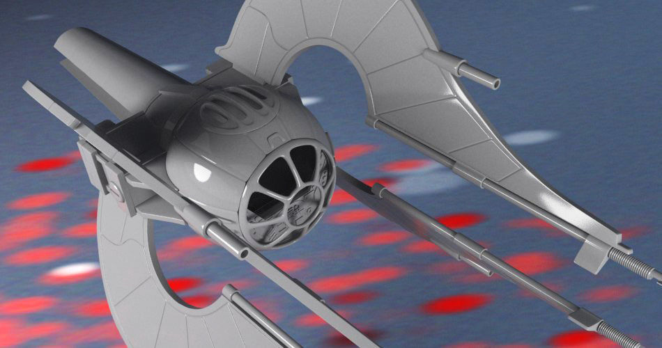 Spaceship Chiss clawcraft 3D model 3D printable | CGTrader