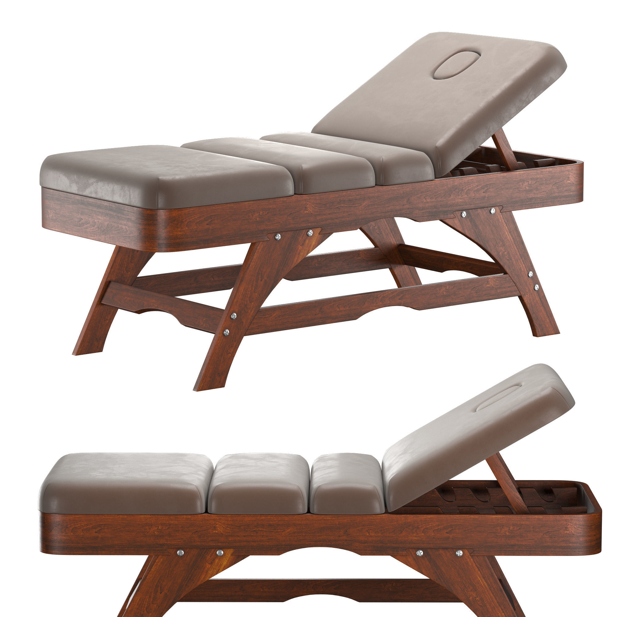 Kadambari Spa Massage Bed 3D model | CGTrader
