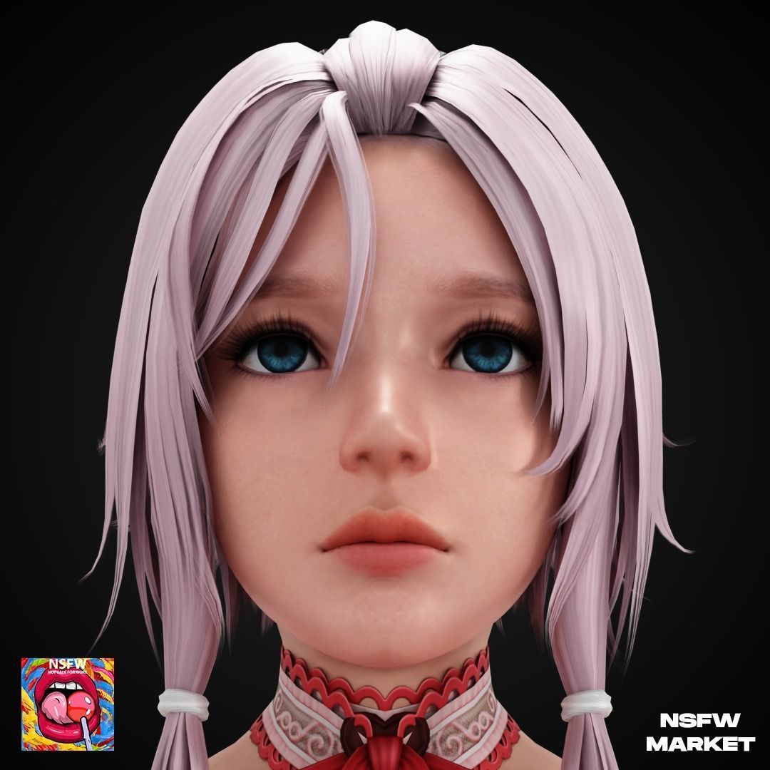 3D model EXCLUSIVE EDITION RIGGED CHARACTER LUNA - SUGAR PERFUME VR ...