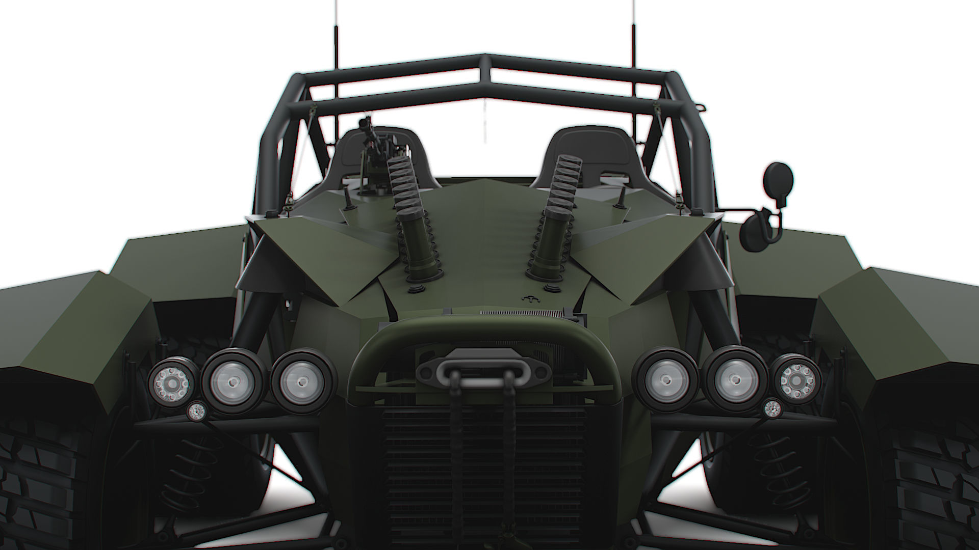 Generic Military Buggy Machine Gun 2023 3D model | CGTrader