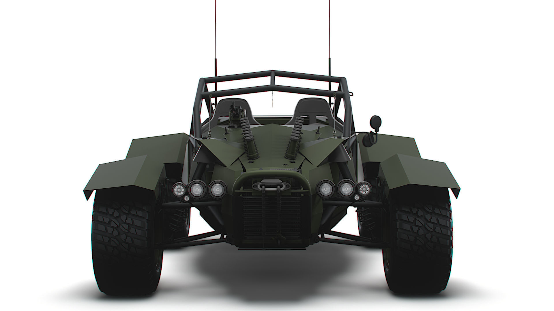 Generic Military Buggy Machine Gun 2023 3D model | CGTrader