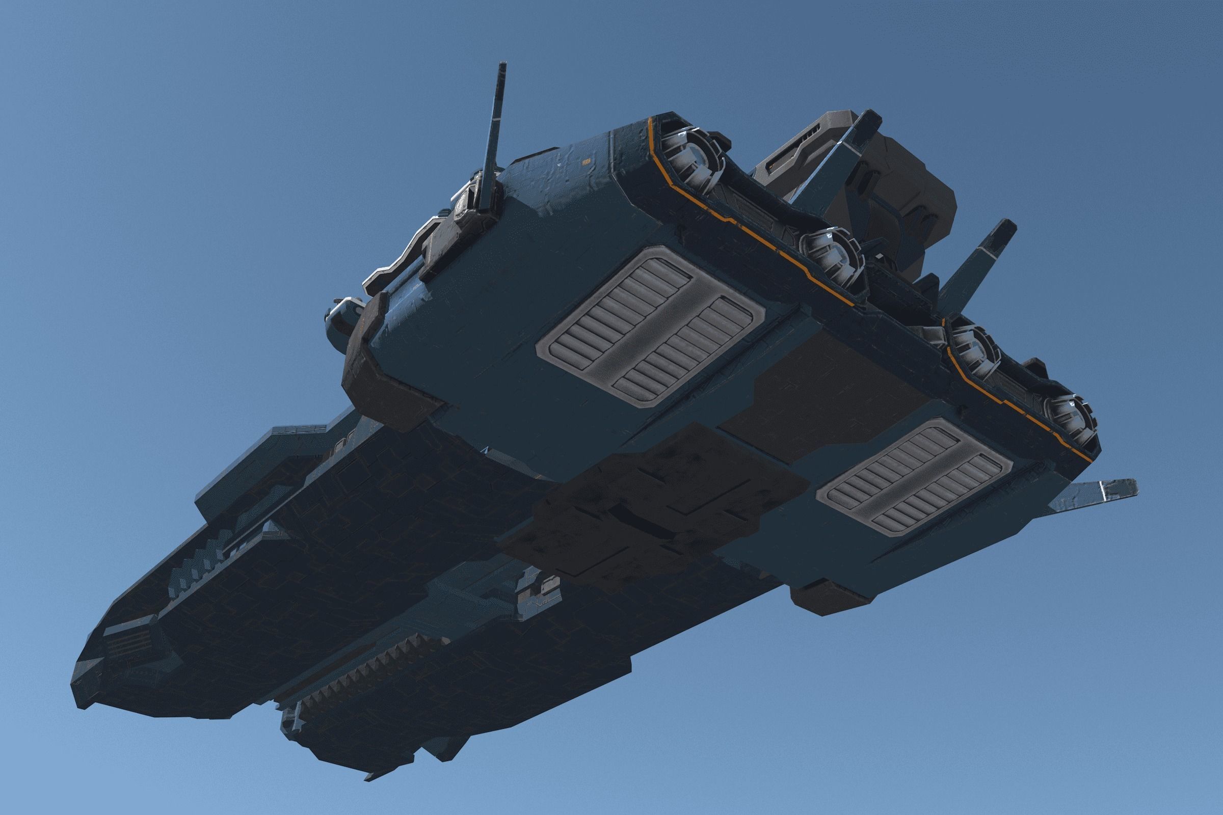 3D model Futuristic Aircraft Base Carrier VR / AR / low-poly | CGTrader