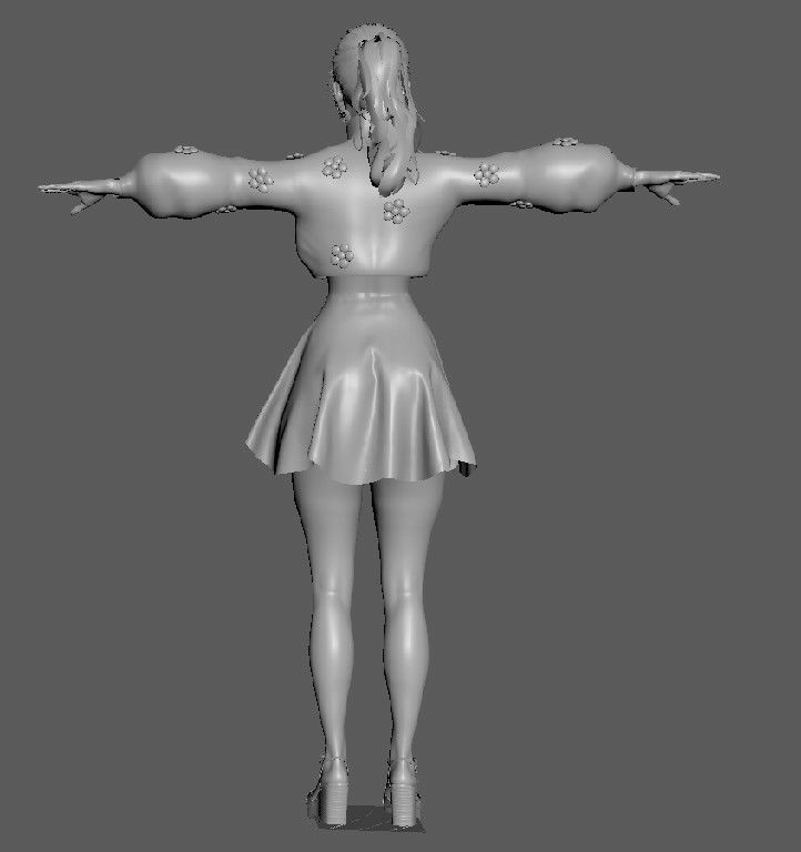 3D model Realistic Woman Character VR / AR / low-poly | CGTrader