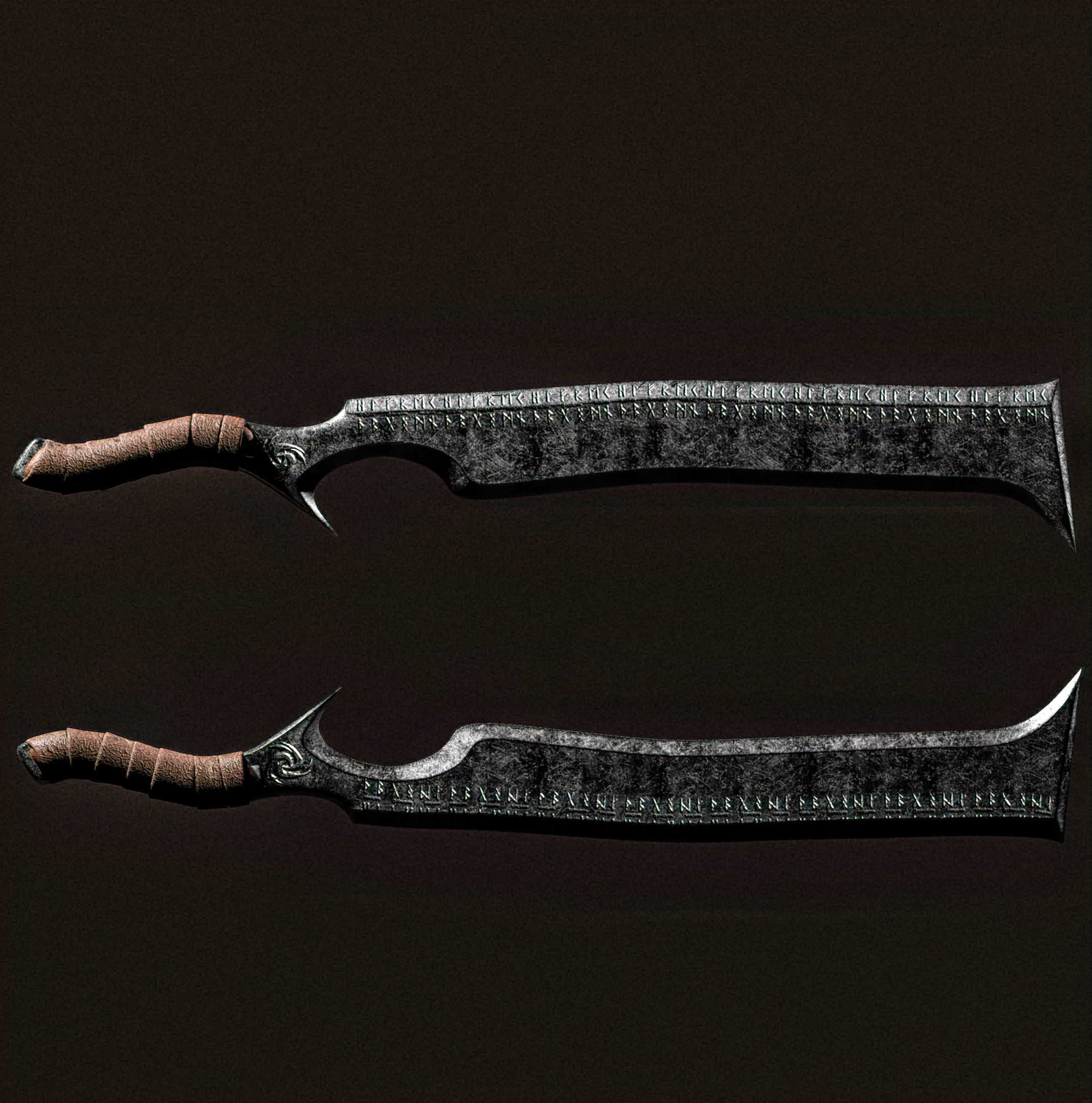 Frostcleave two swords from lord of rings 3D model | CGTrader