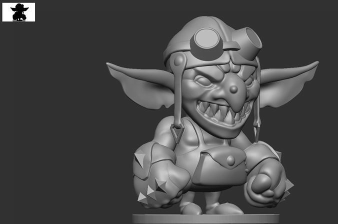 Goblin for Print 3D model 3D printable | CGTrader