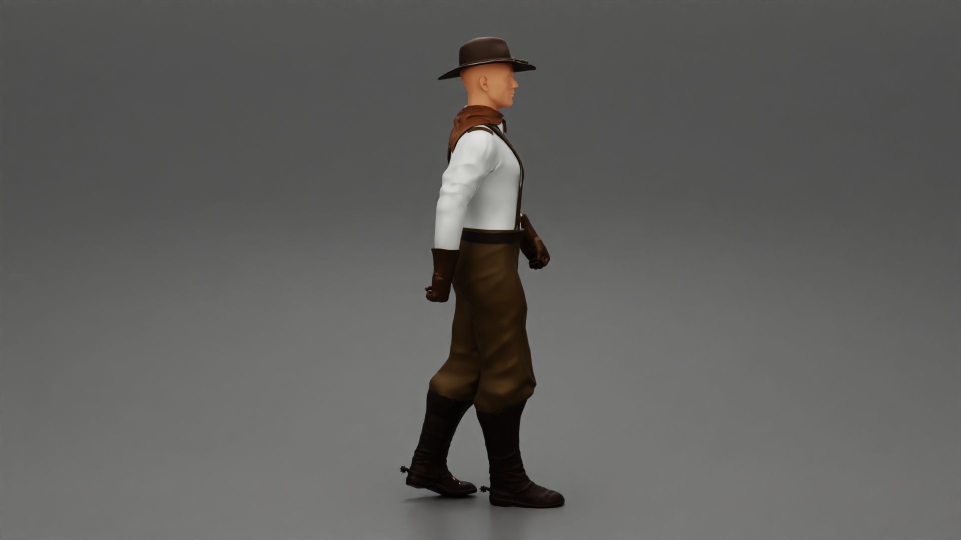Mexican man walking 3D model 3D printable | CGTrader