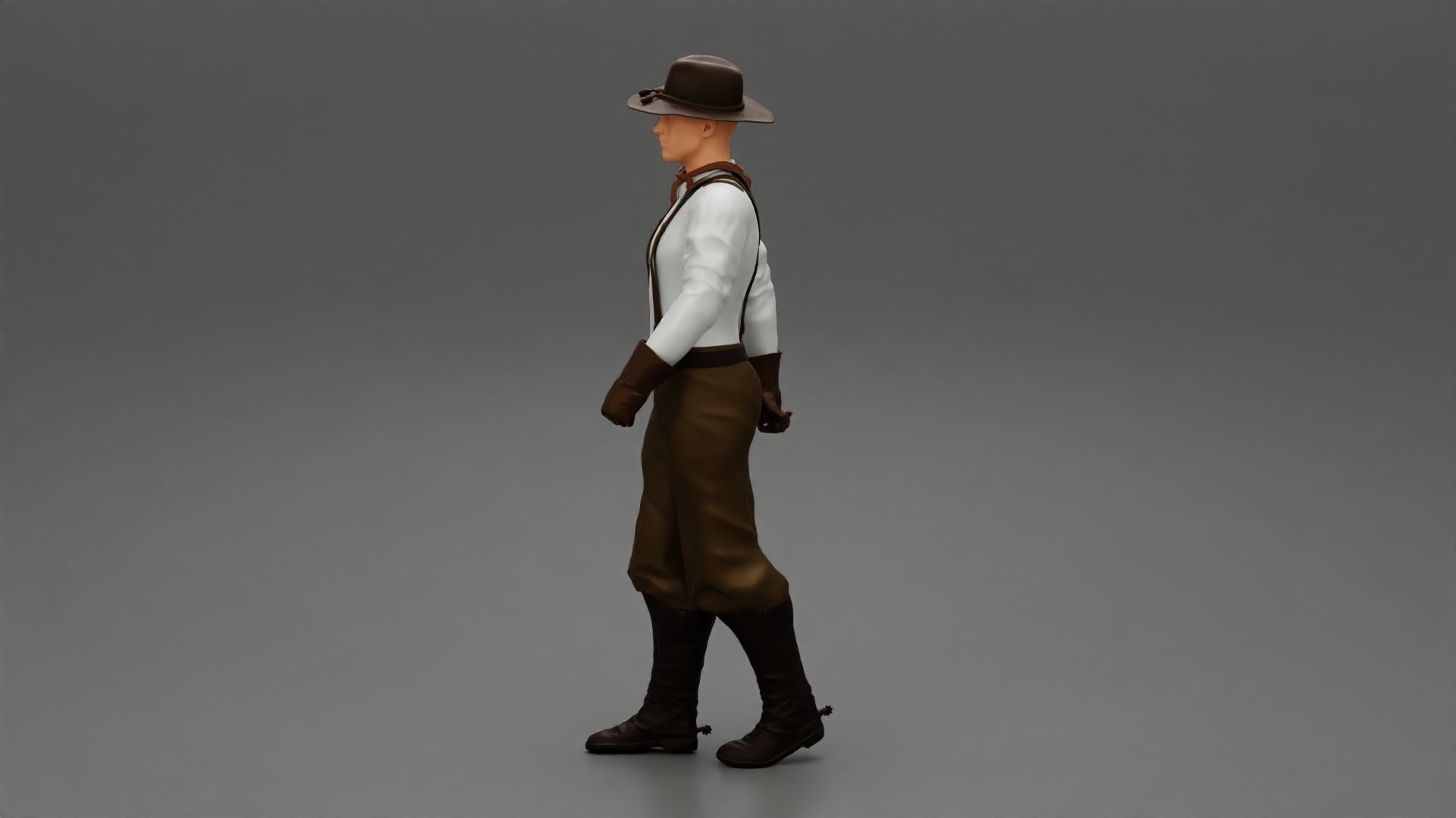 Mexican man walking 3D model 3D printable | CGTrader