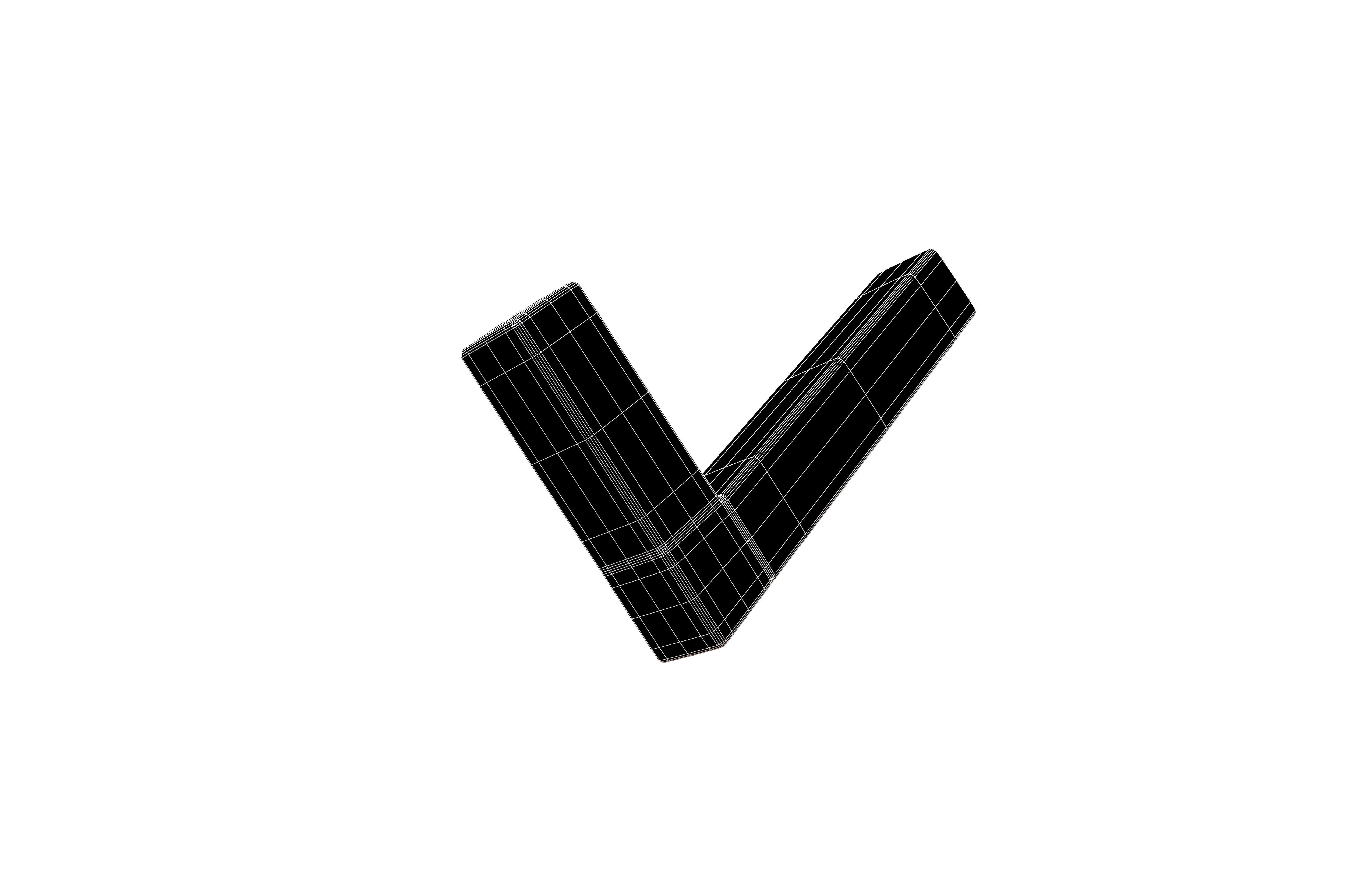 3D model WhatsApp Tick Symbol V1 001 VR / AR / low-poly | CGTrader