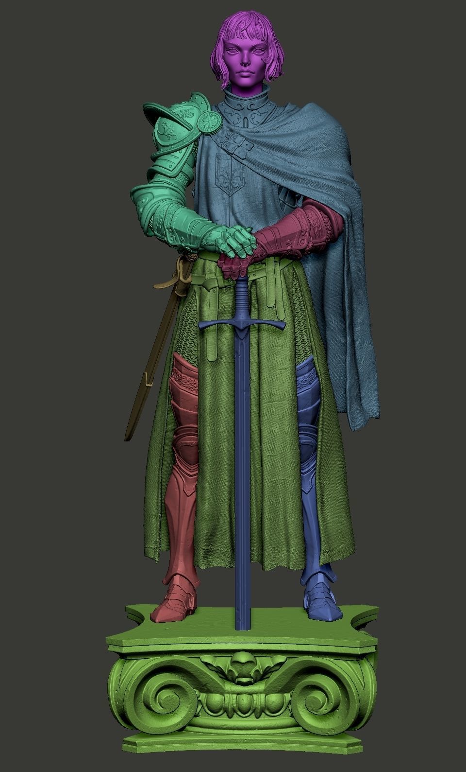 Joan of Arc 3D Print 3D model 3D printable | CGTrader