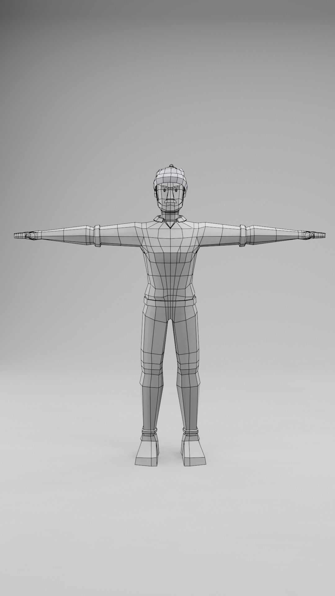 Low Poly Male And Female Models free VR / AR / low-poly 3D model rigged ...