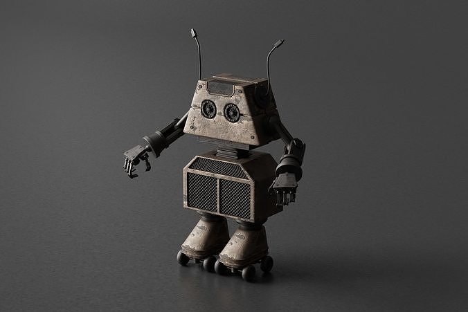 3D model Robot V28 VR / AR / low-poly | CGTrader