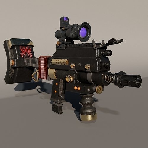 3D model Modify Gun VR / AR / low-poly | CGTrader