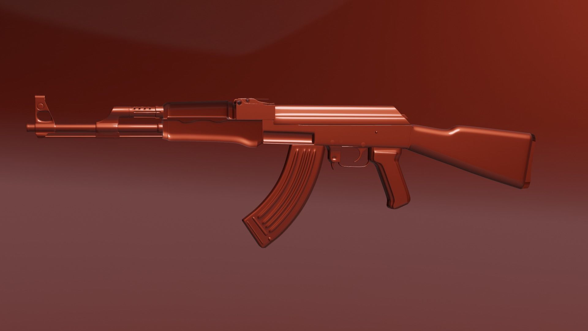 3D model Ak 47 VR / AR / low-poly | CGTrader