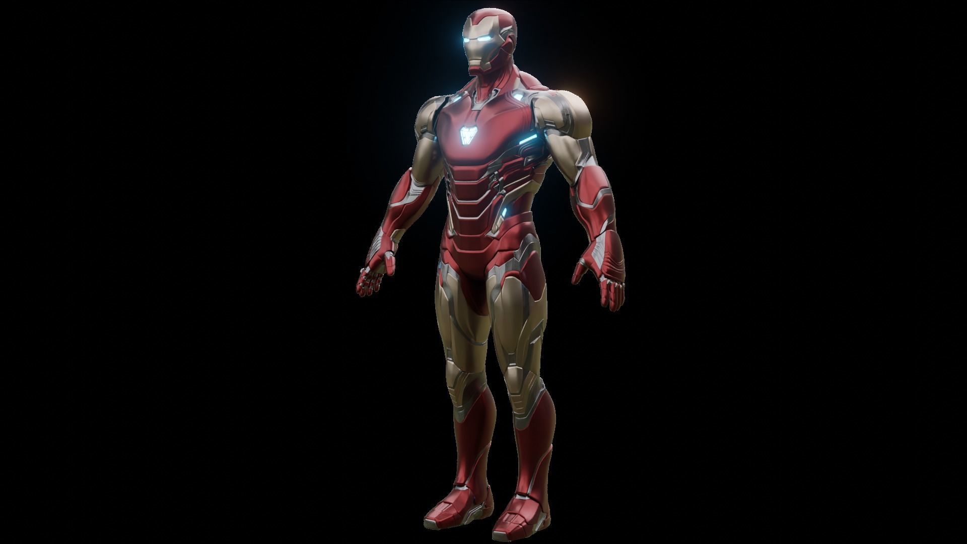 Mark 85 Model with Nanotech system 3D model rigged | CGTrader