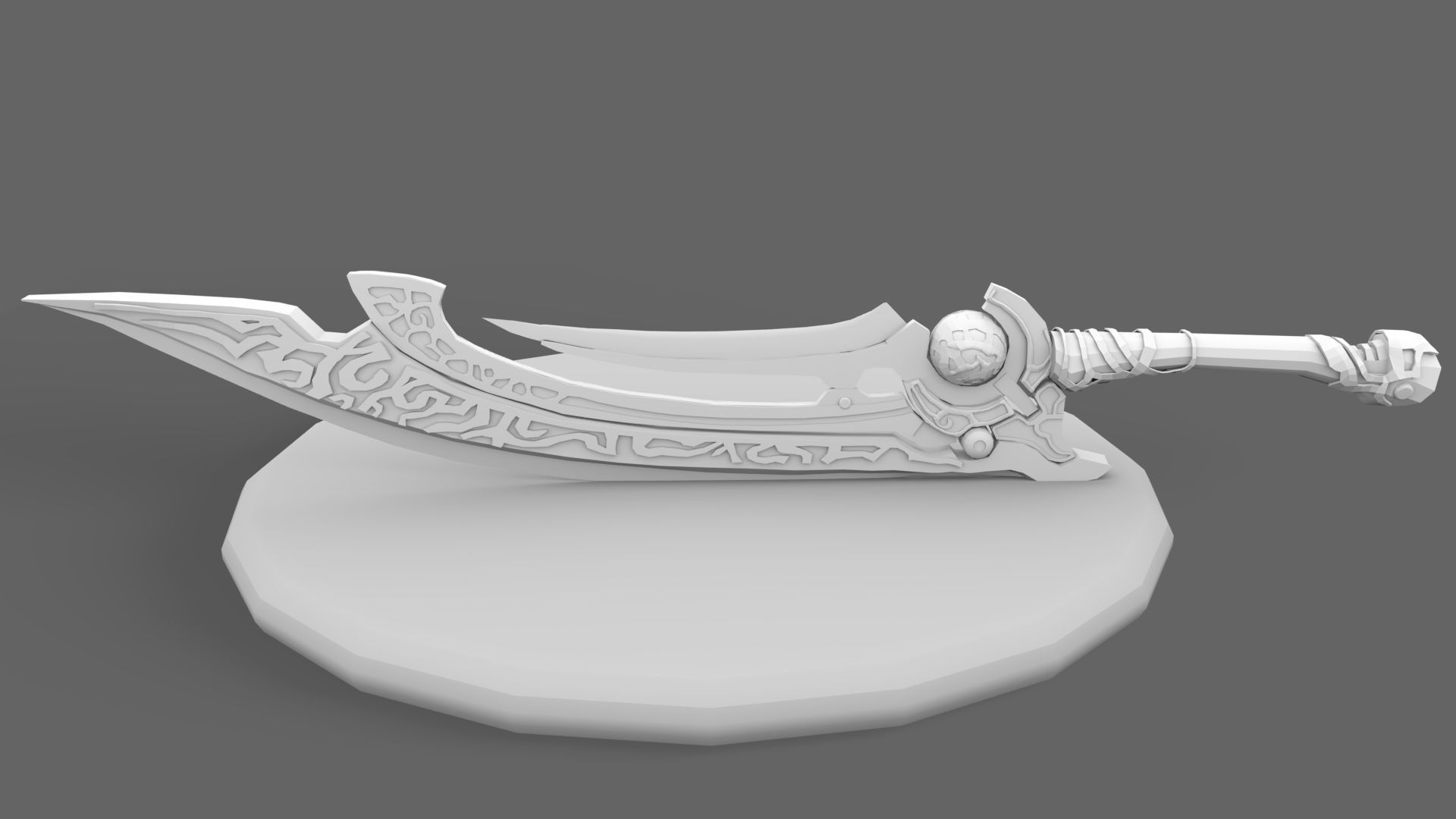 3D model Fantasy Sword 3d Model VR / AR / low-poly | CGTrader
