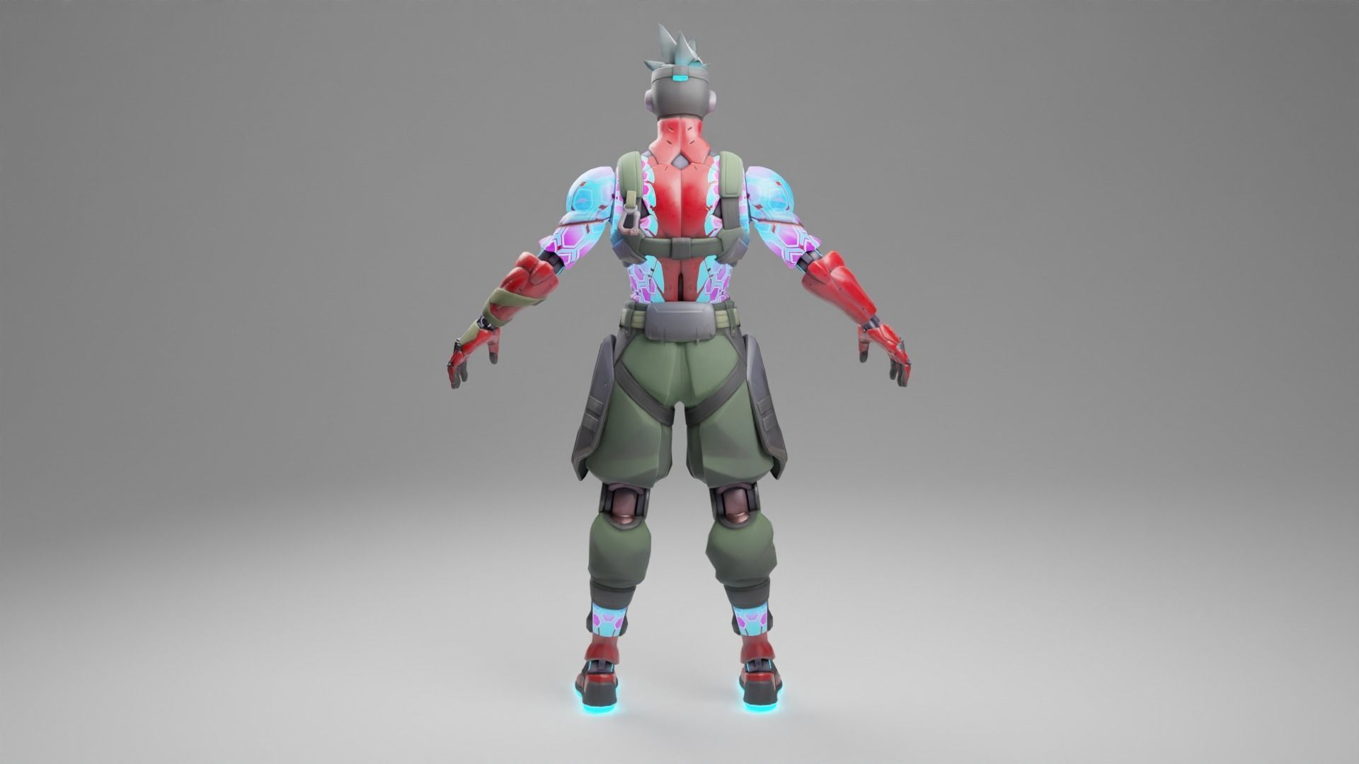 3D model CyberDemon Genji VR / AR / low-poly | CGTrader