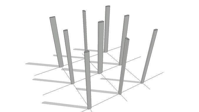 Oval Shaped Column 3D model | CGTrader