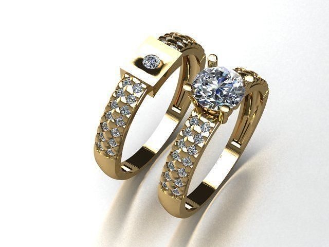 jewelry ring 3D model 3D printable | CGTrader