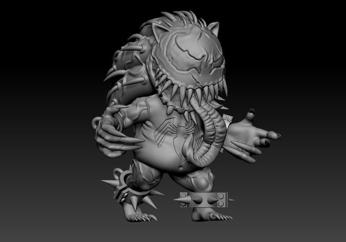 Venom Sonic 3D print model 3D model 3D printable | CGTrader
