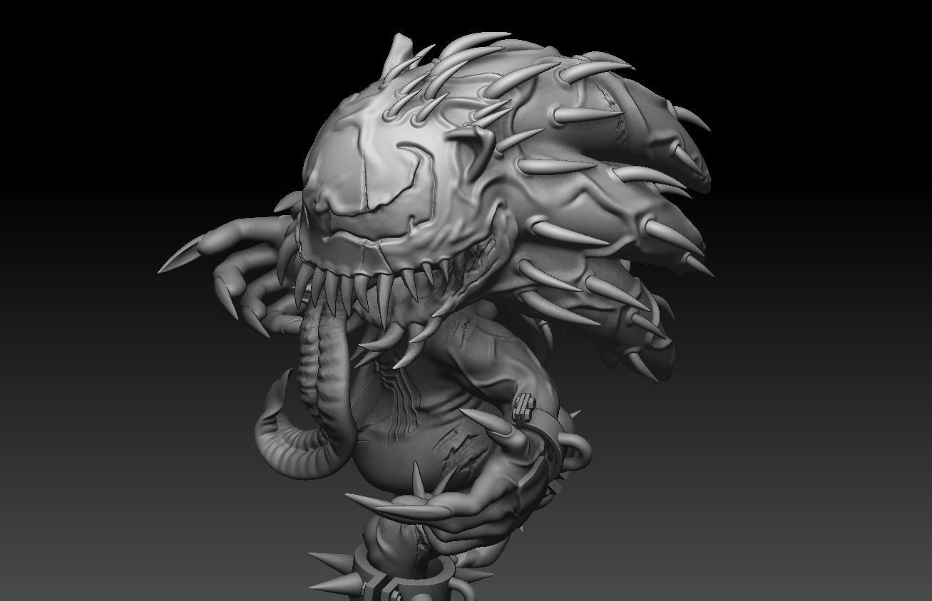 Venom Sonic 3d Print Model 3d Model 3d Printable Cgtrader 