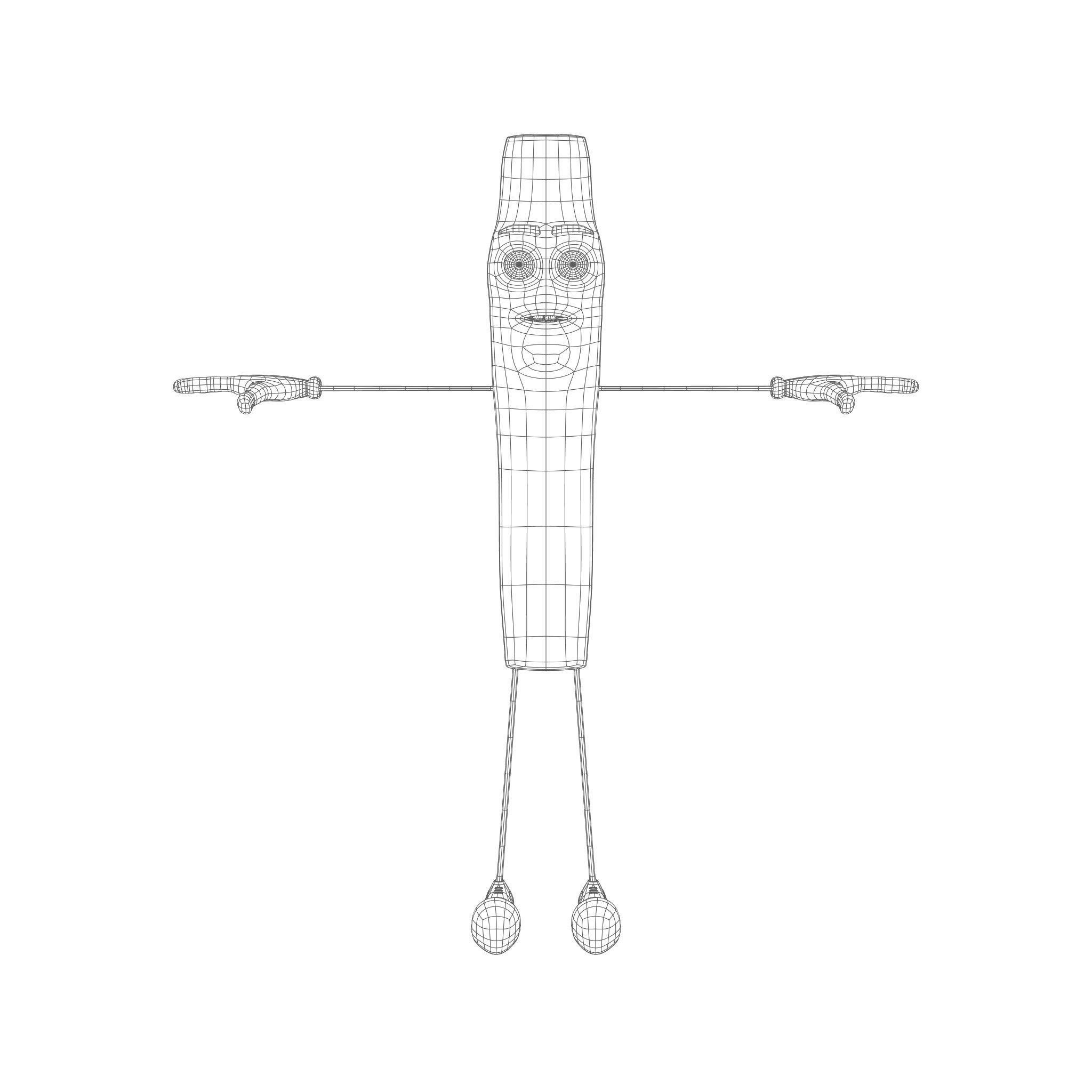 3D model Human French Fries VR / AR / low-poly | CGTrader