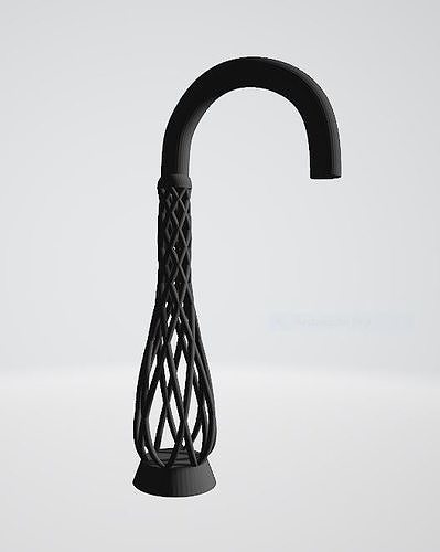 modern kitchen tap 3D model 3D printable | CGTrader