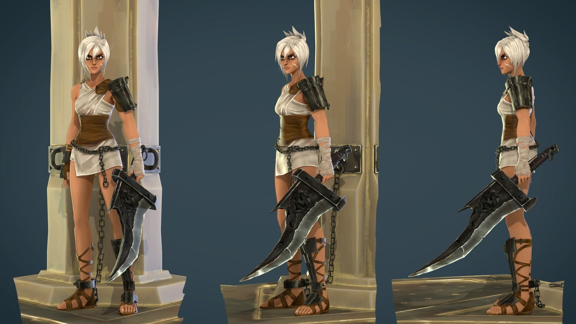 3D model Riven Arcane style VR / AR / low-poly | CGTrader