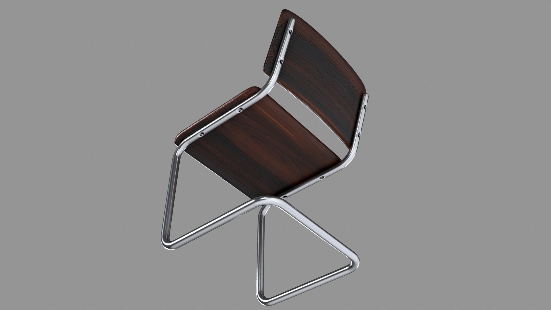 3D model Side Chair - Classroom Student Chair VR / AR / low-poly | CGTrader