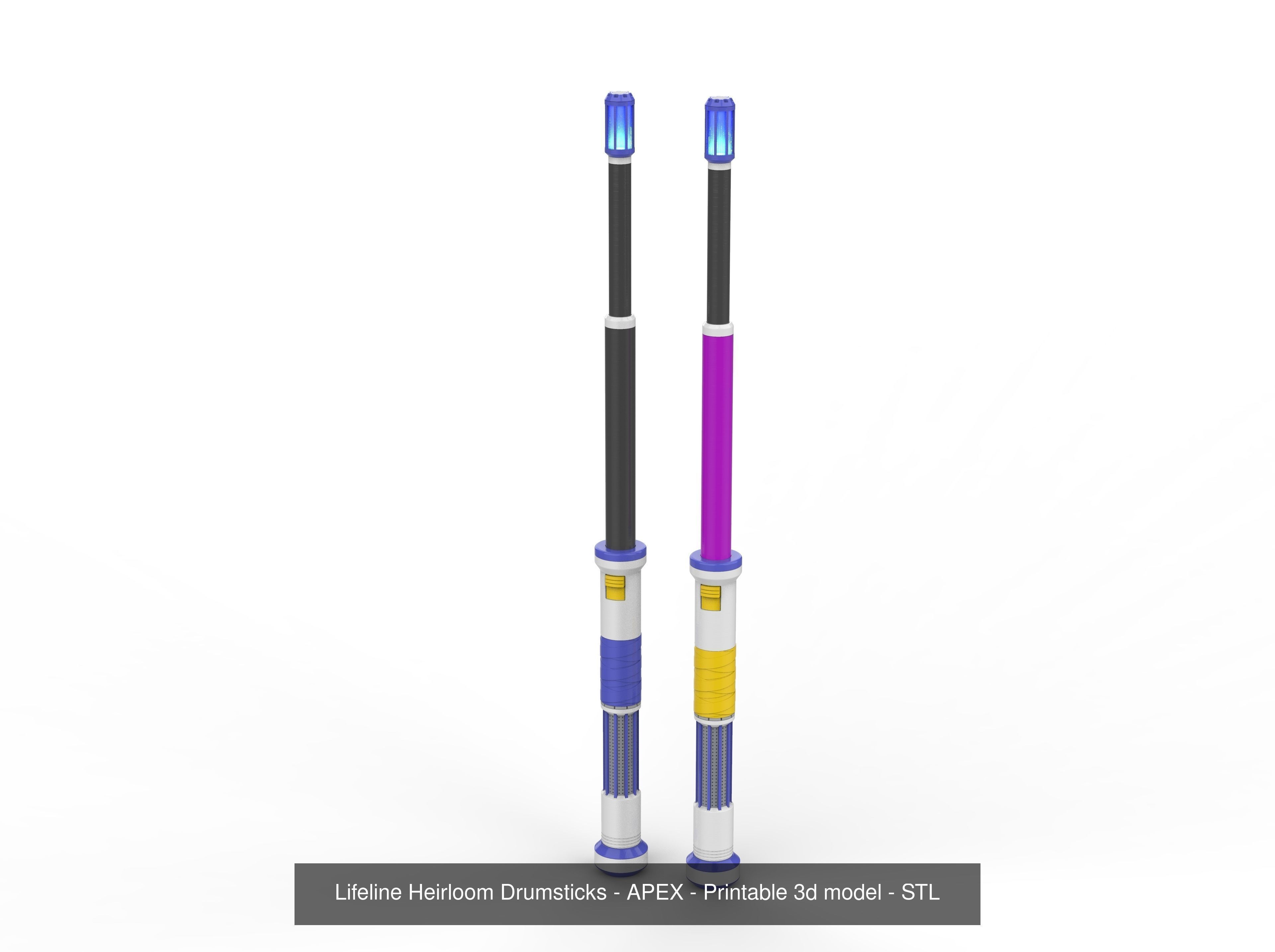 APEX - Weapons Set - 8 Printable models - STL - Personal Use 3D Model ...