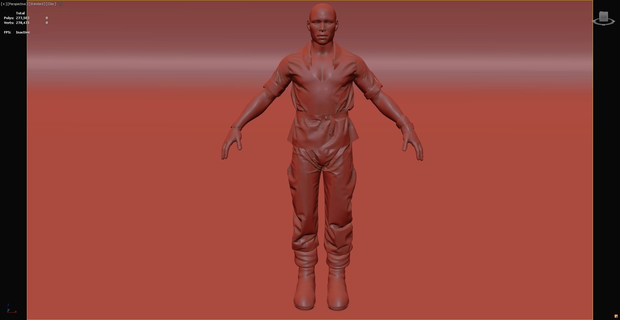 Male Generic Village Outfit 3D model | CGTrader