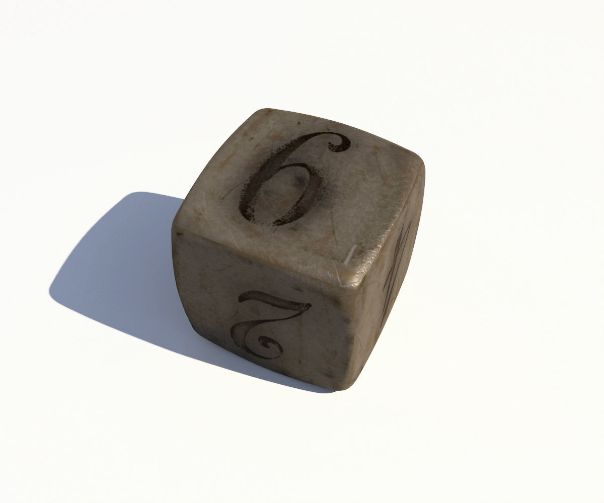 Dice 6 Sided 3D model | CGTrader