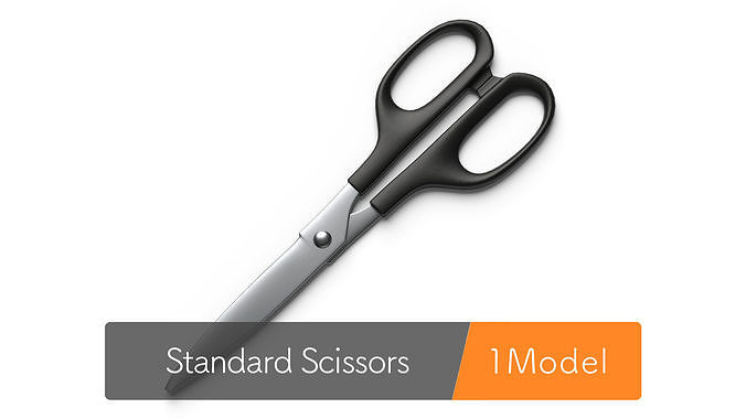 Standard Scissors 3D model | CGTrader