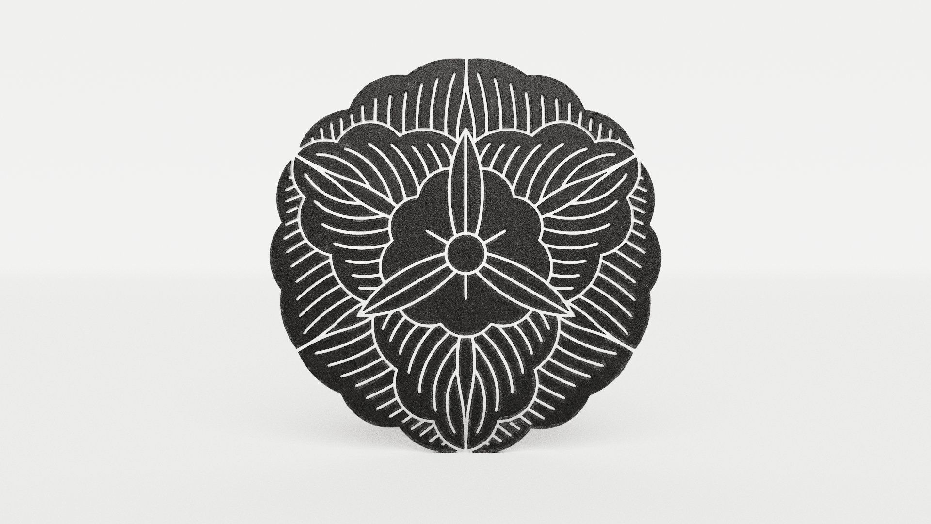 Traditional Japanese Emblems vol1 3D model | CGTrader