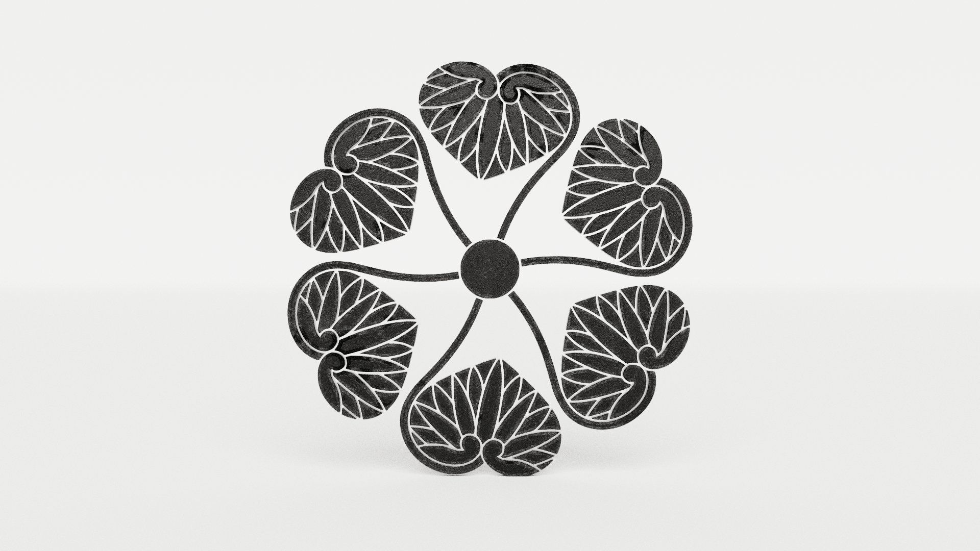 Traditional Japanese Emblems vol1 3D model | CGTrader