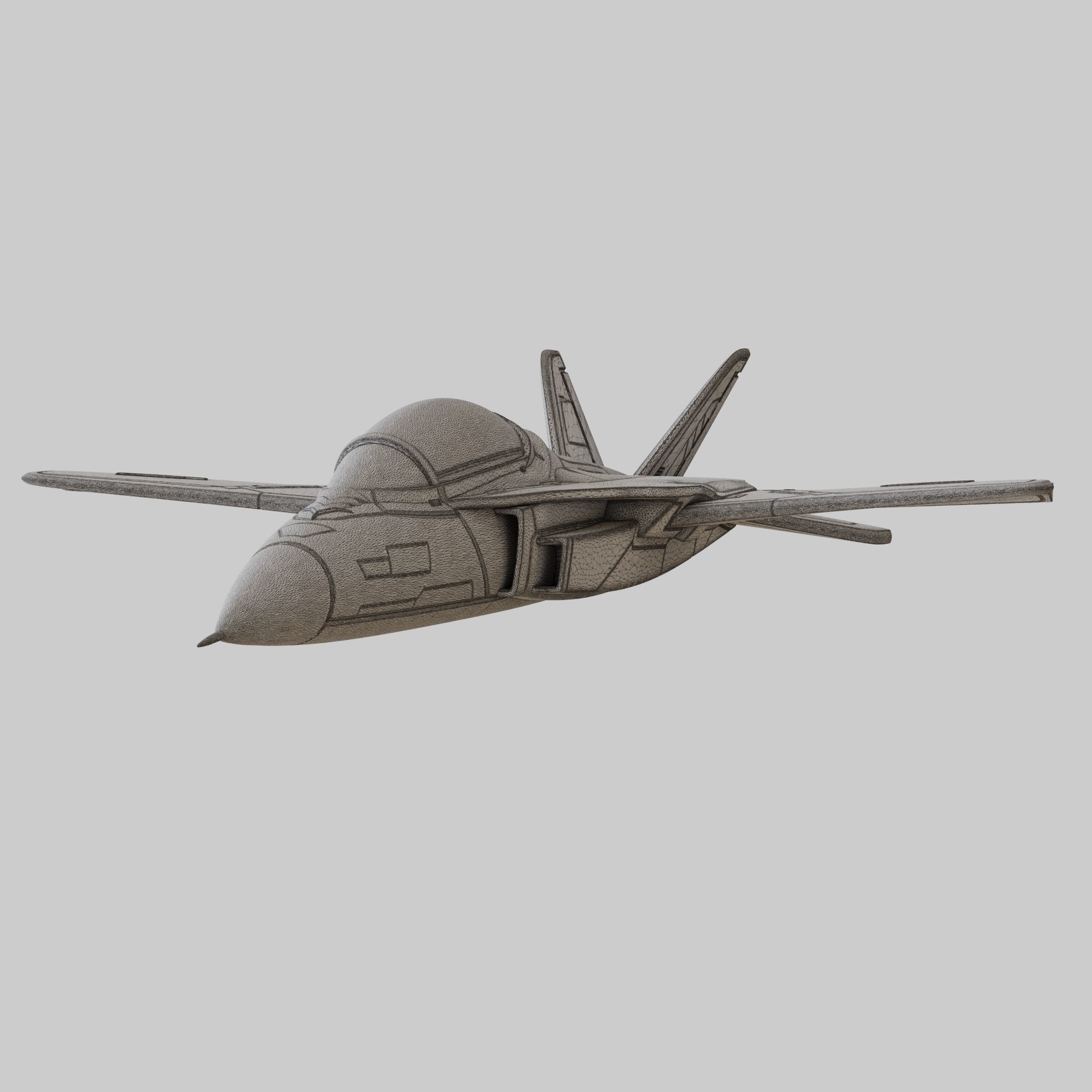3D Printable Fighter Jet Plane 3D model 3D printable | CGTrader