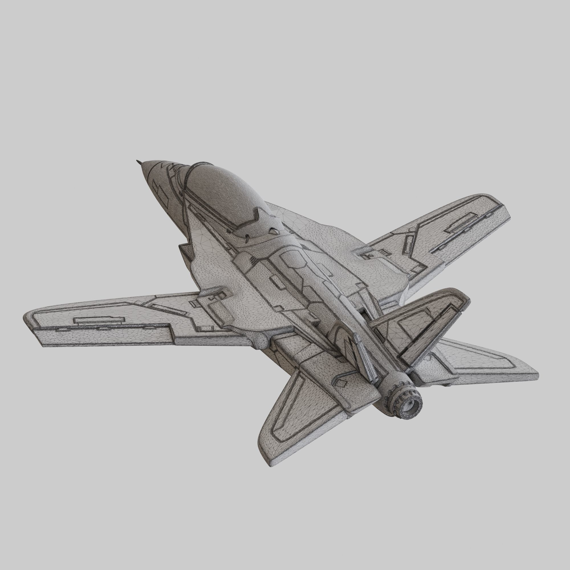 3D Printable Fighter Jet Plane 3D model 3D printable | CGTrader