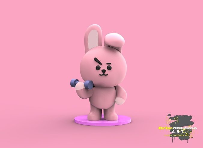 COOKY BTS 3D model 3D printable | CGTrader