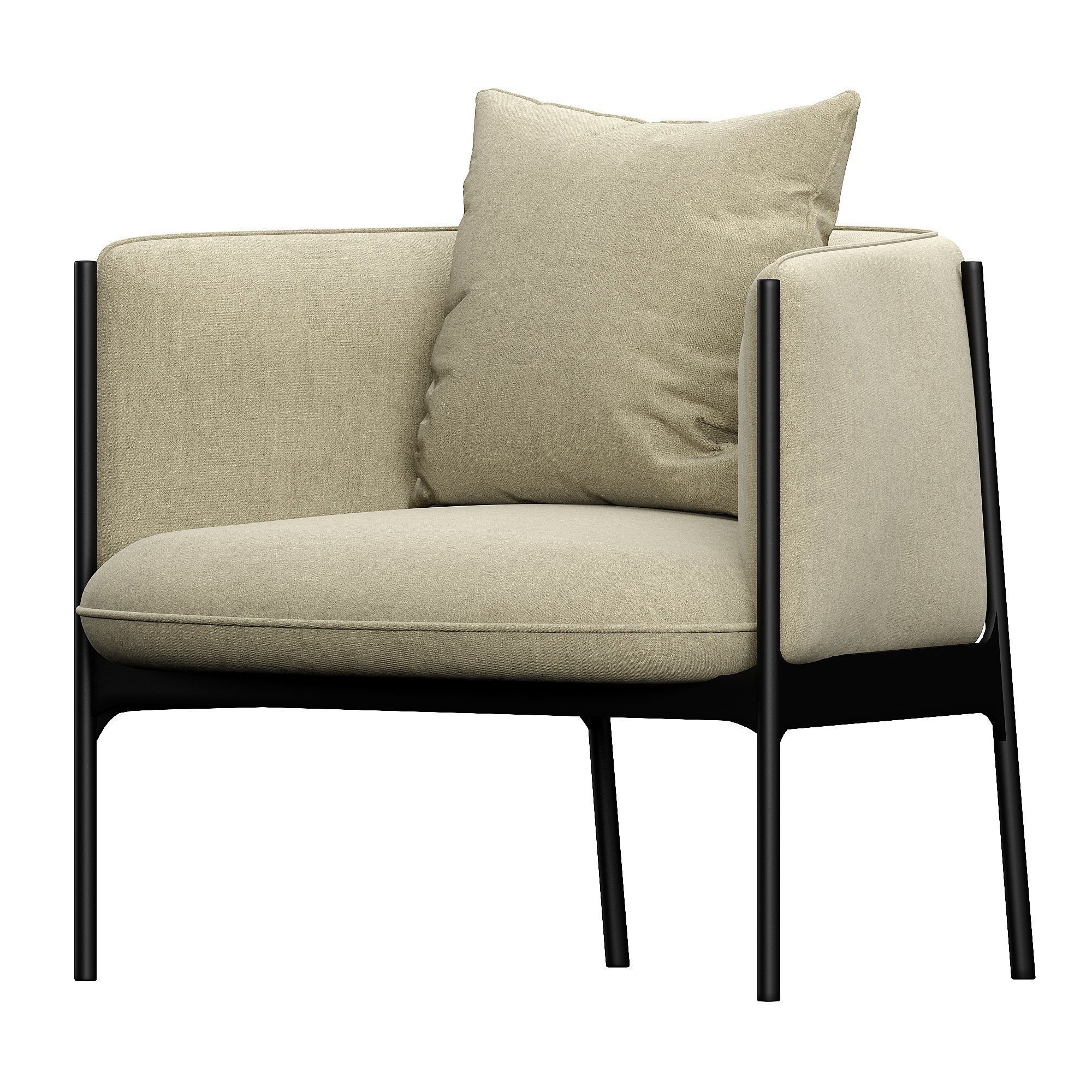 Sepal Lounge Chair 3D model | CGTrader