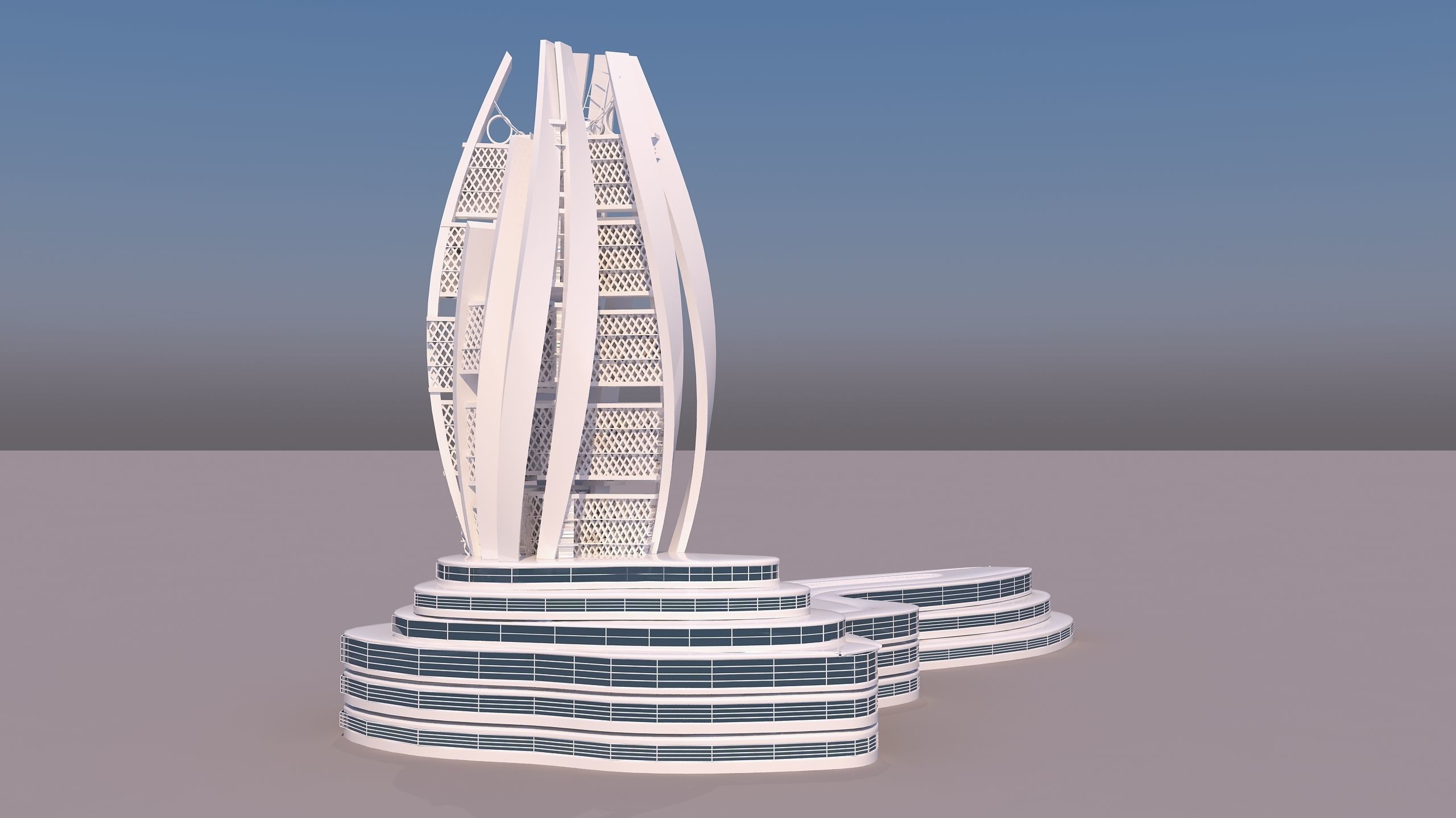 0085 - Organic Skyscraper 3D model | CGTrader