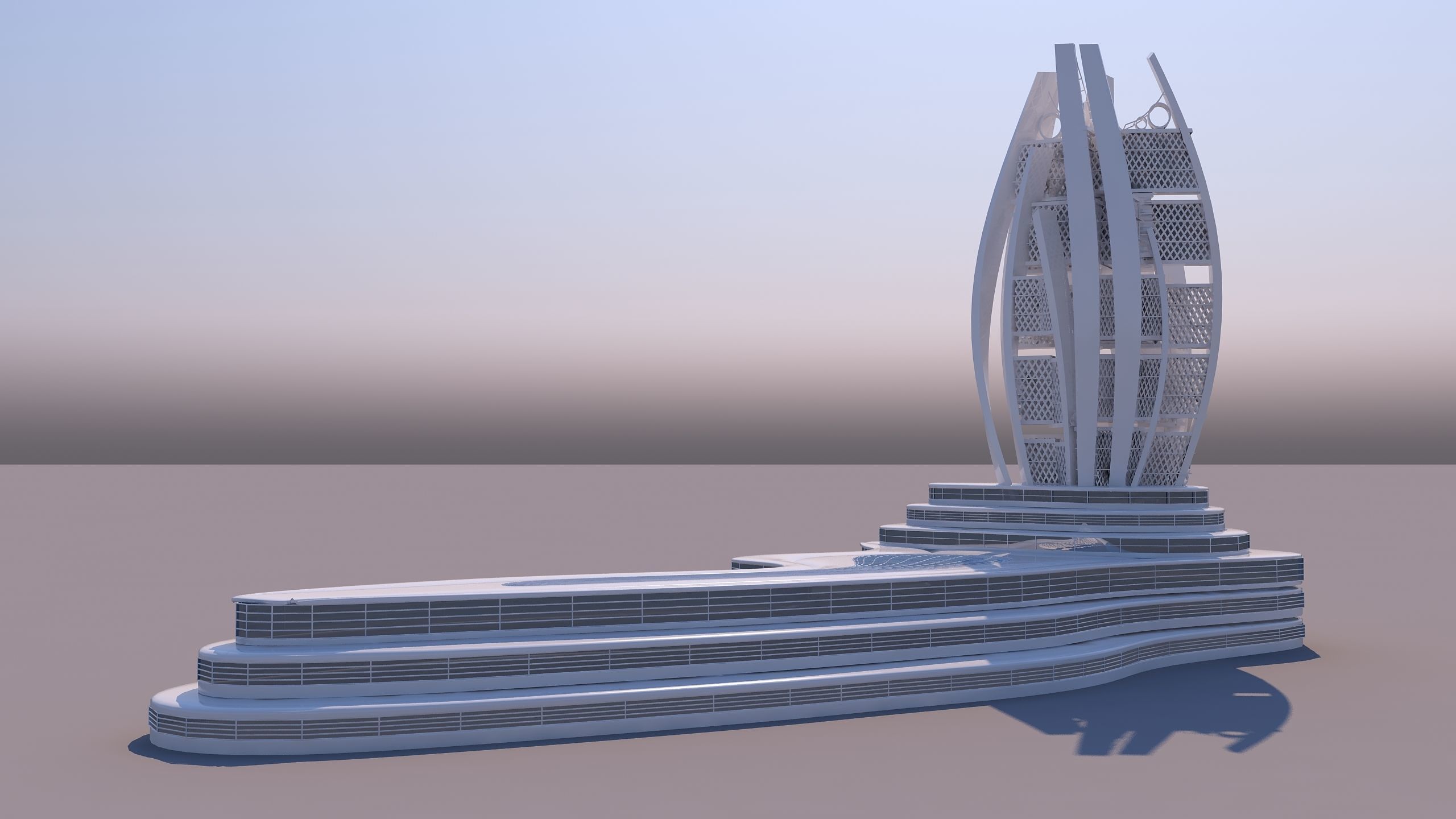 0085 - Organic Skyscraper 3D model | CGTrader