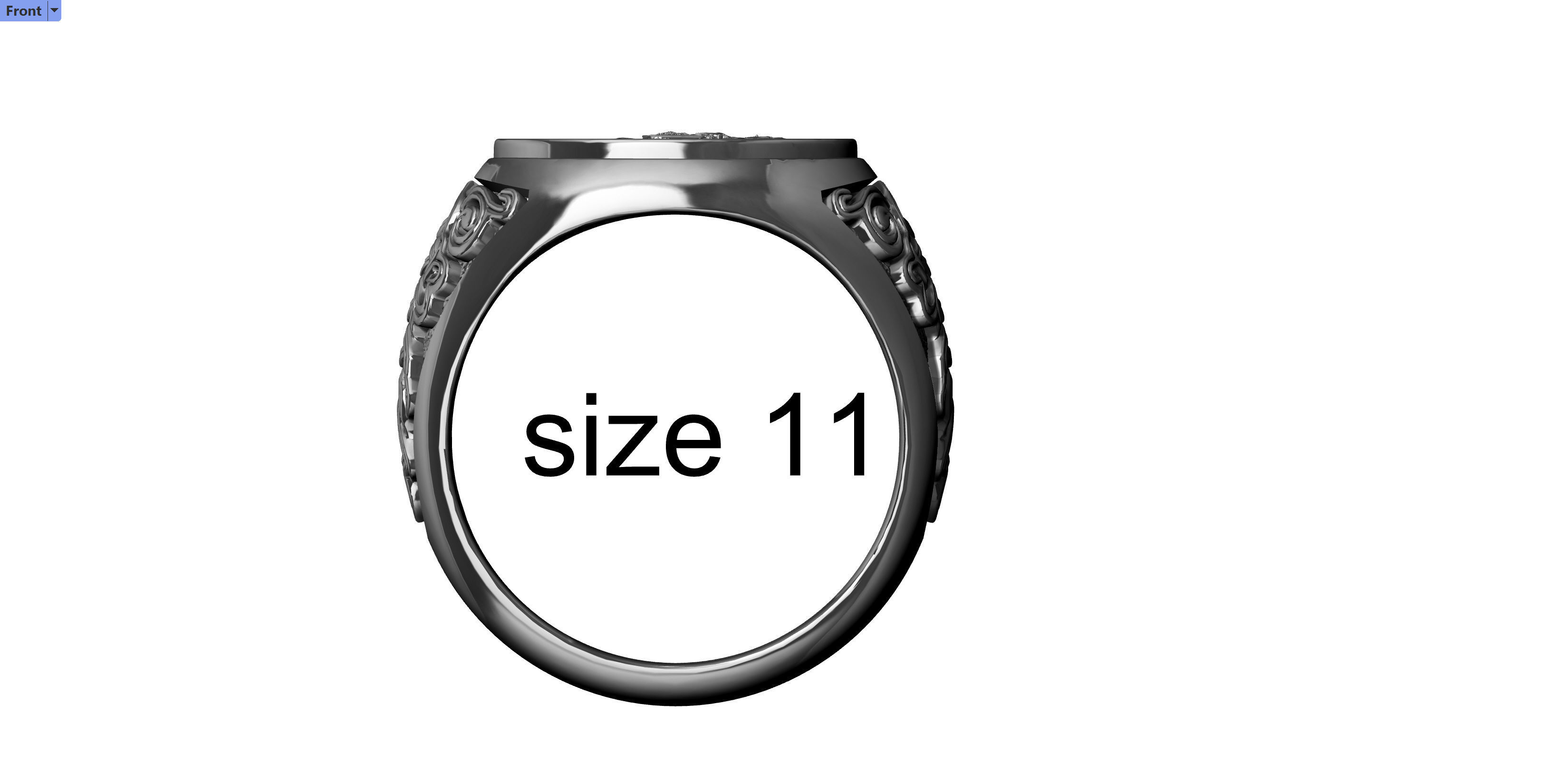 Saint George Ring 3D print Model 3D model 3D printable | CGTrader