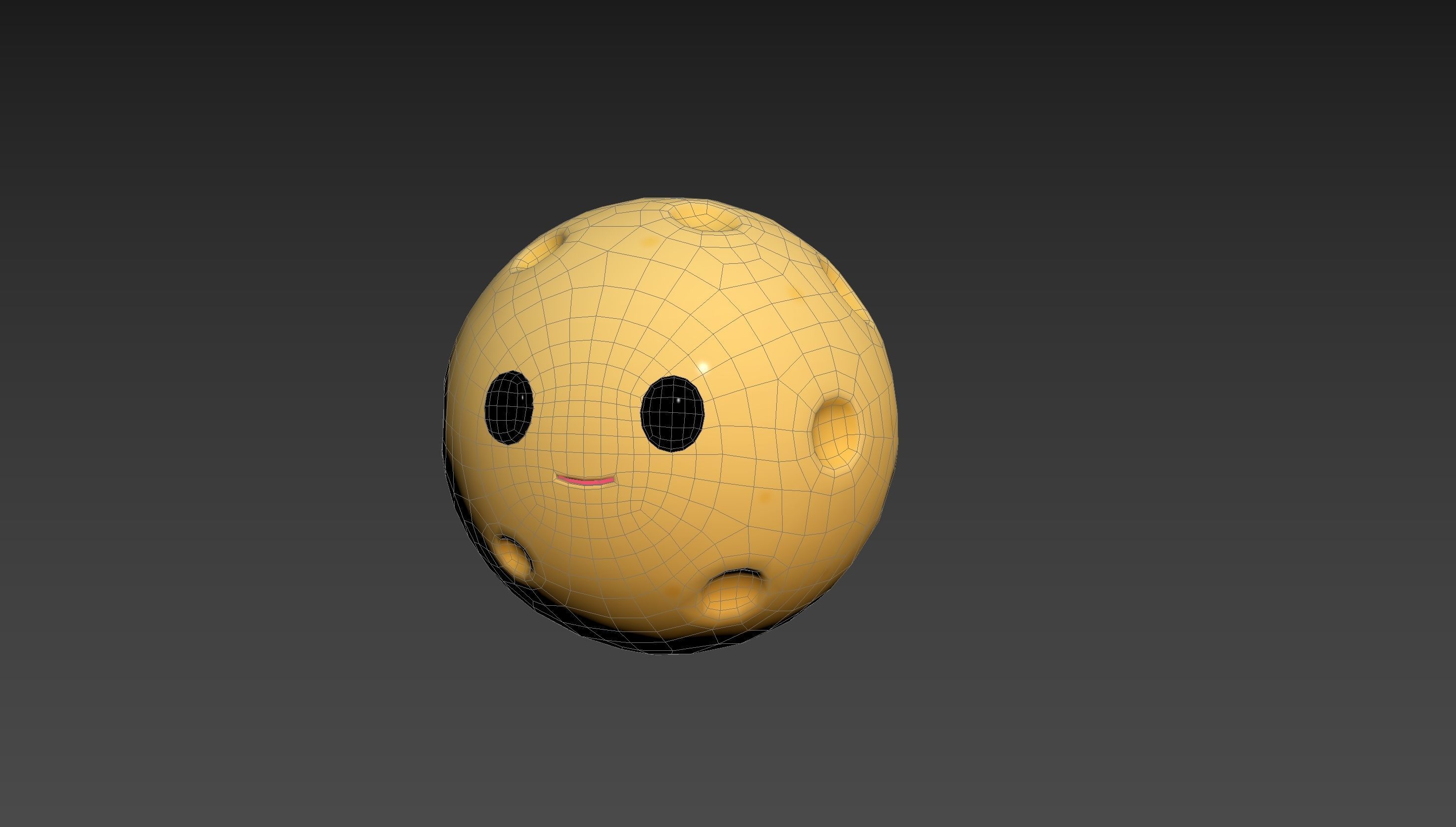 Character224 Moon 3D model | CGTrader