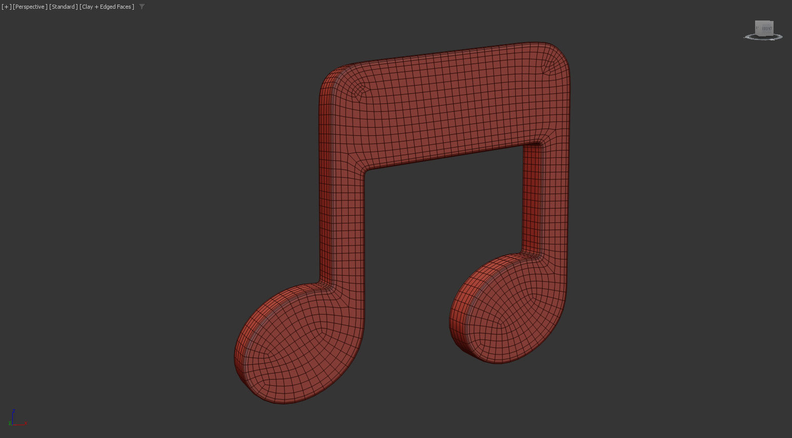 Music note 3D model | CGTrader