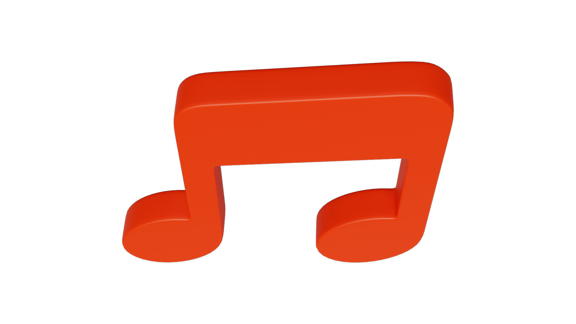 Music note 3D model | CGTrader