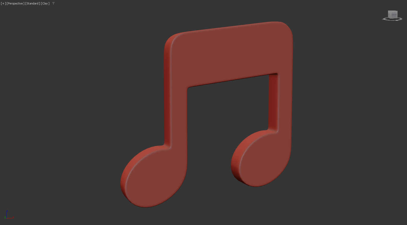 Music note 3D model | CGTrader