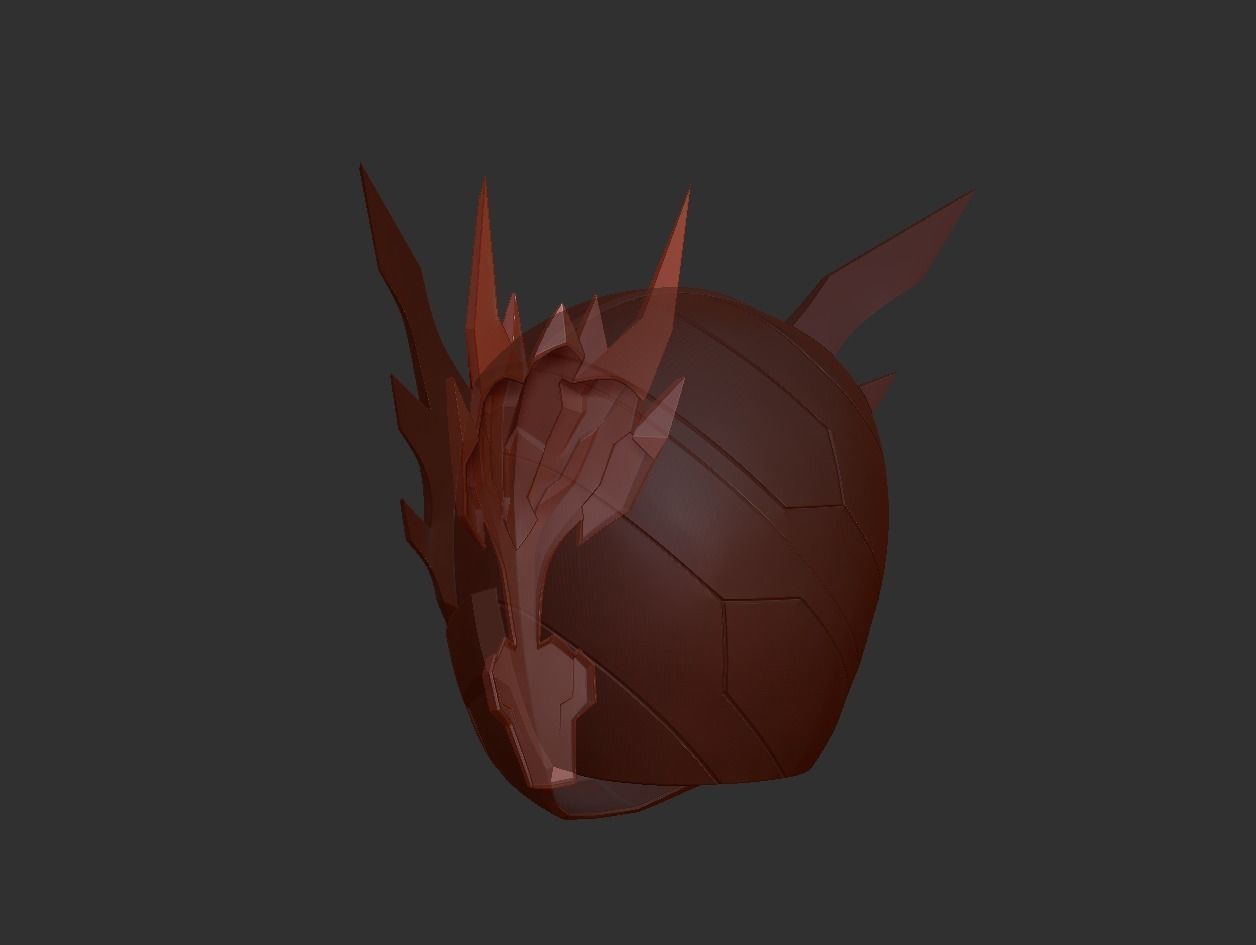 Kamen Rider Cross Z magma cosplay Helmet Tokusatsu 3D model 3D ...