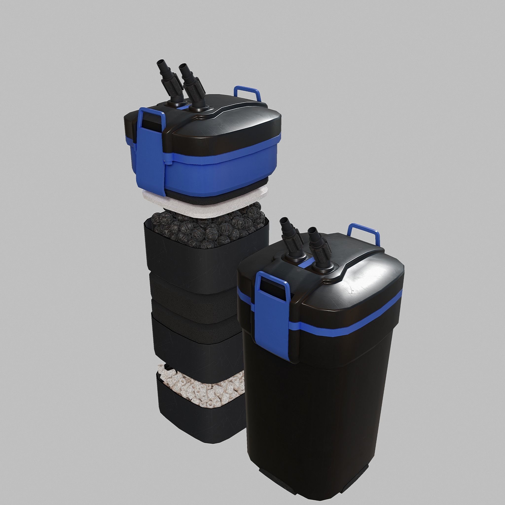 External filter 3D model | CGTrader